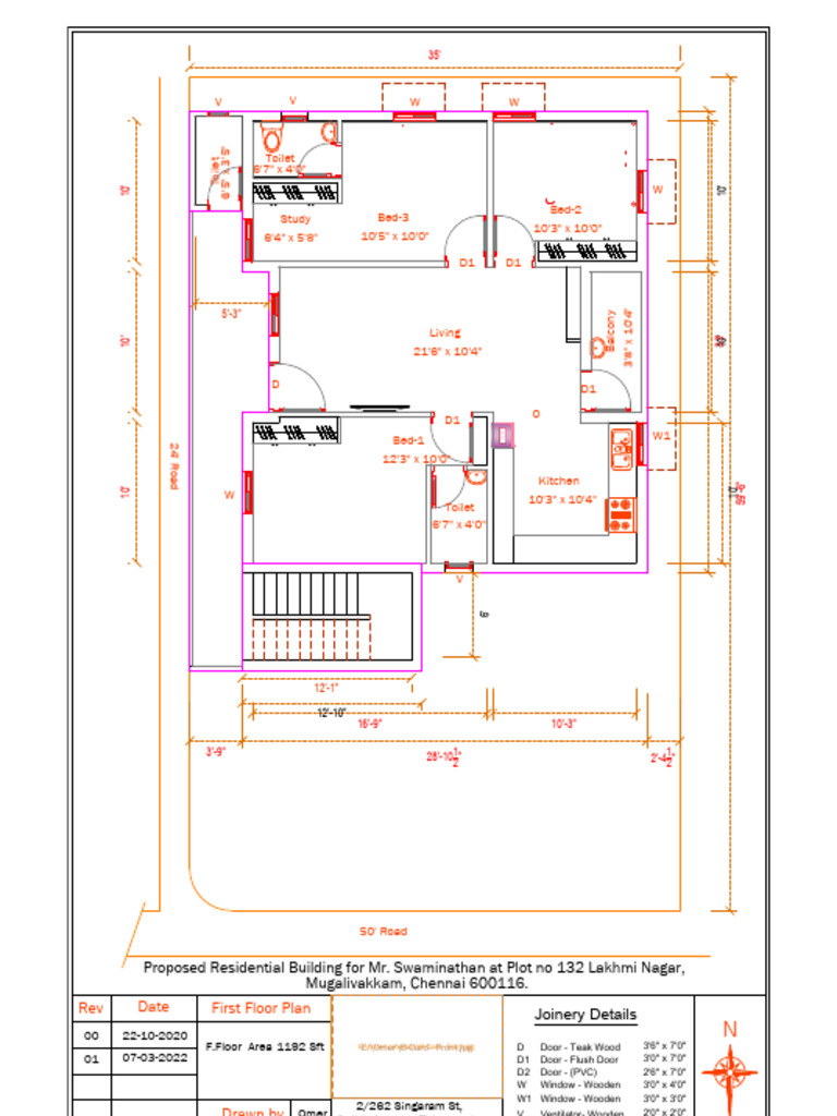 Swaminathan 31-07-2022 - Structural 1-Model | PDF | Building Engineering | Culture Of Queensland