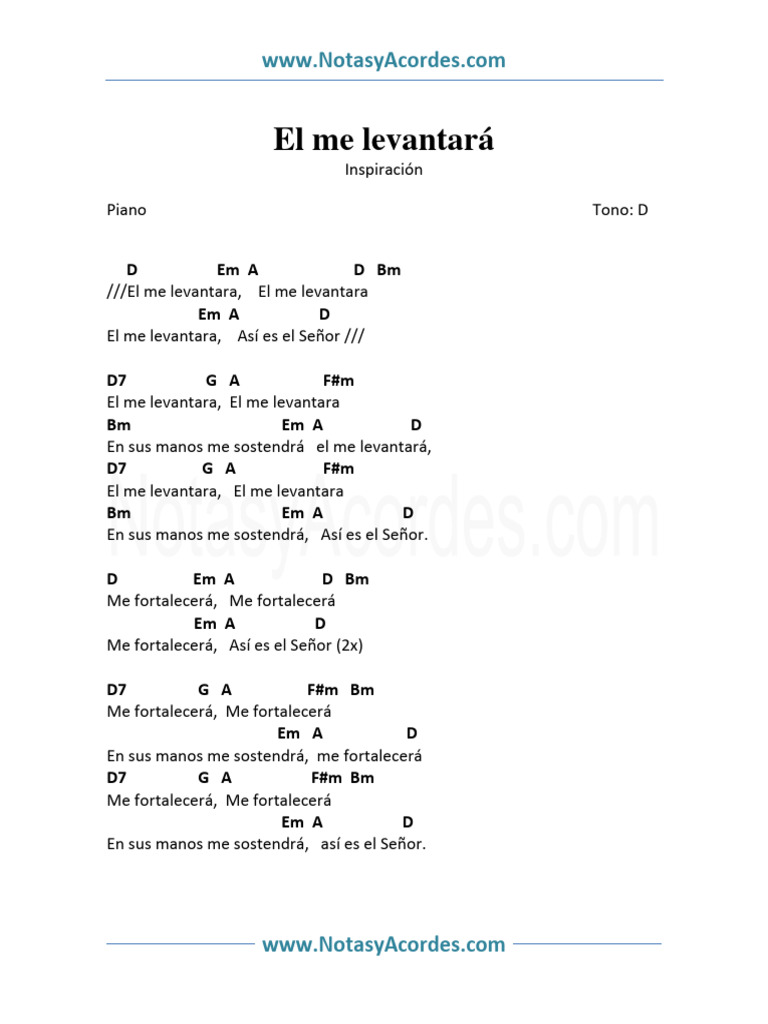 El Me Levantara Pdf 