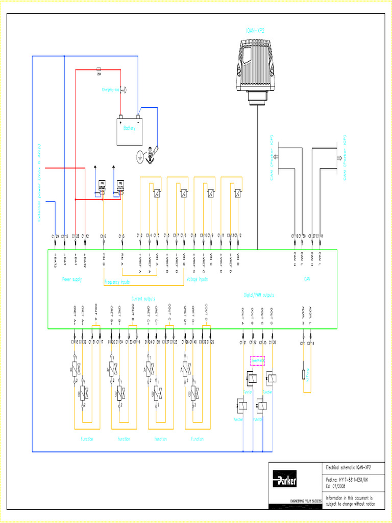 Iqan-Xp2 Uk Electrical Schematic | PDF