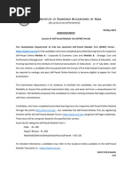 ICAI Membership and SSP Portal FAQs | PDF