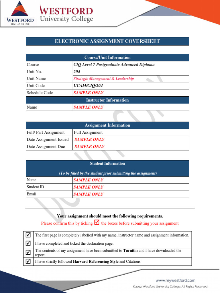 20-09-22_SAMPLE ASSIGNMENT | PDF | Strategic Management | Swot Analysis