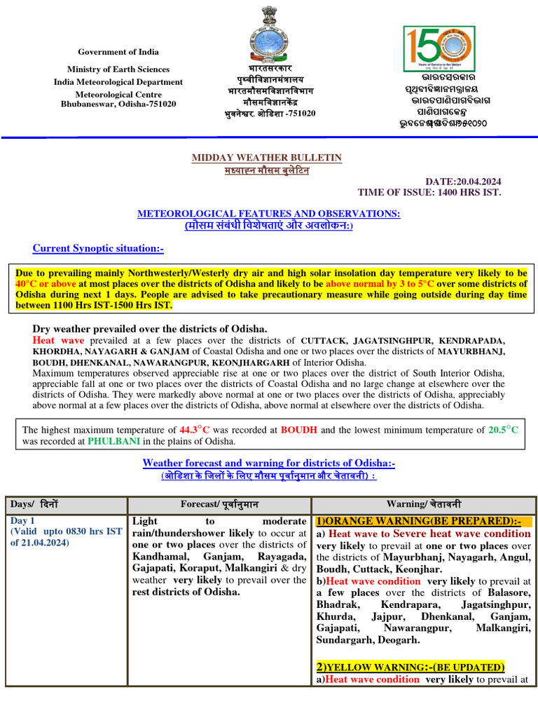 Midday | PDF | Thunderstorm | Heat Wave