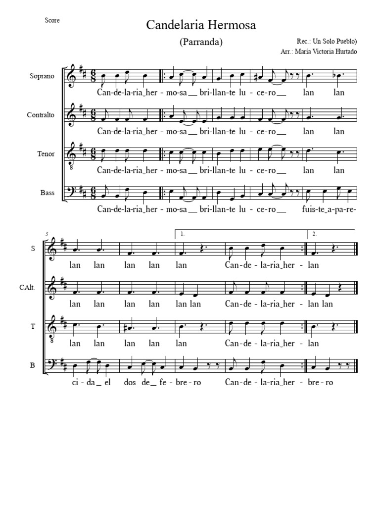 Candelaria Hermosa | PDF