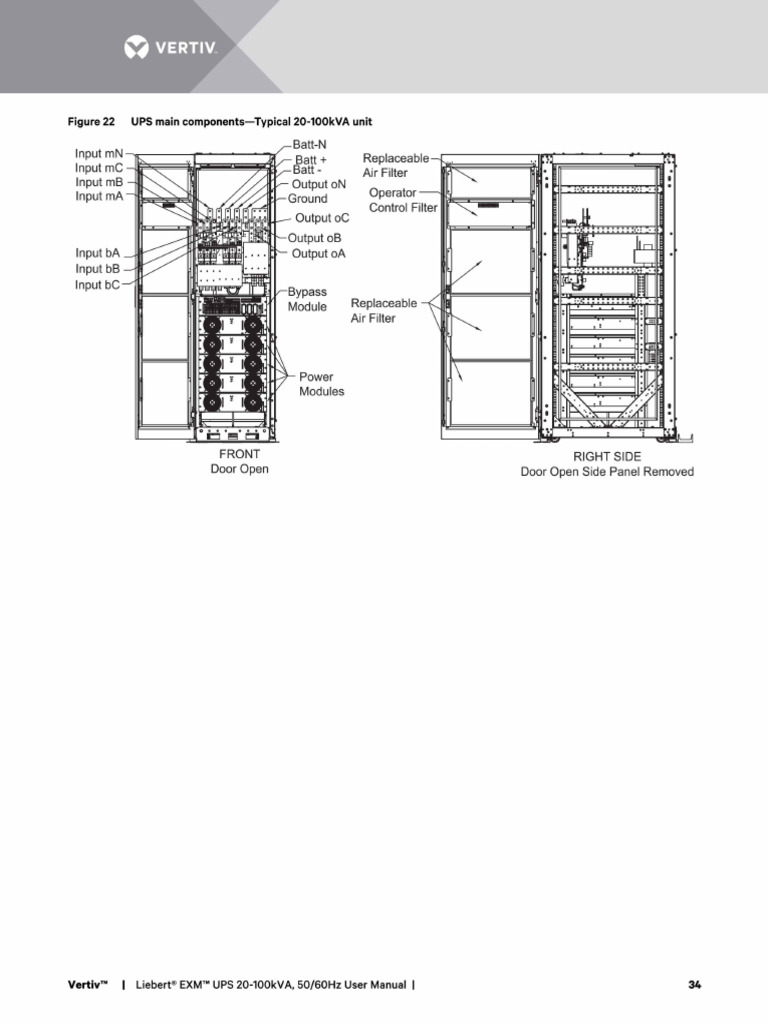 Vertiv Exm 100 Kva Pag 40 | PDF