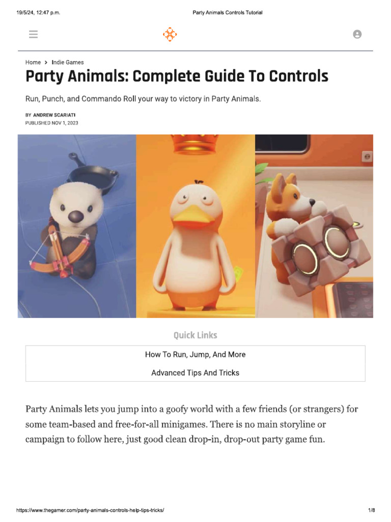 Party Animals | PDF