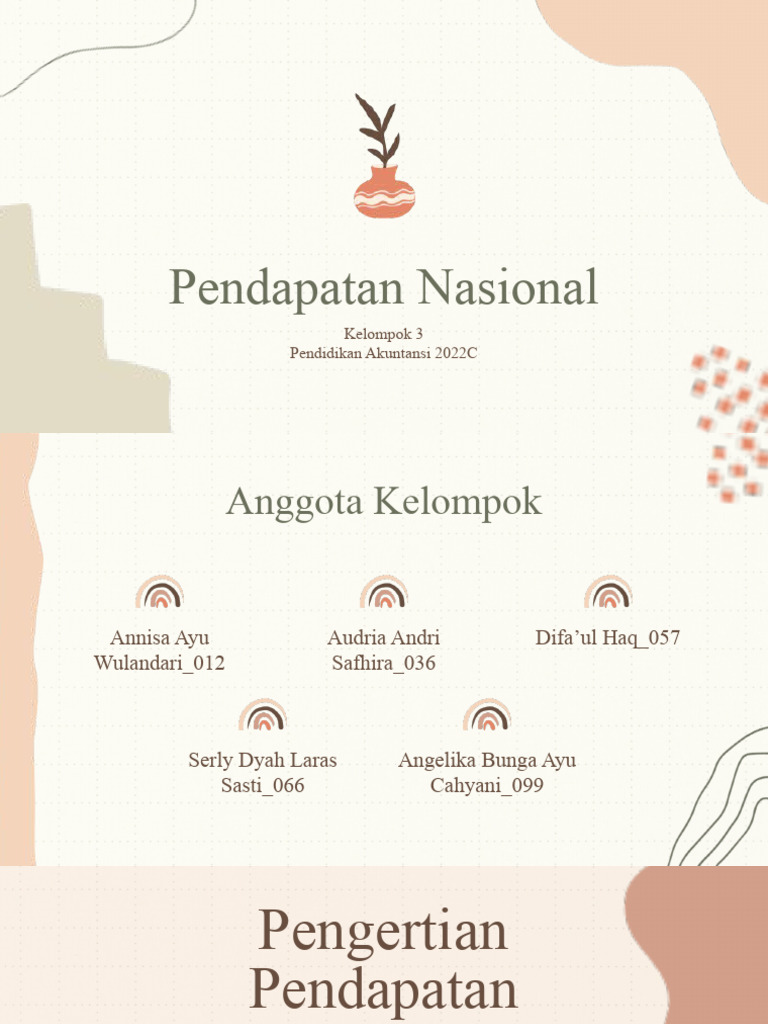 Materi 8 Pendapatan Nasional GDP & GNP | PDF