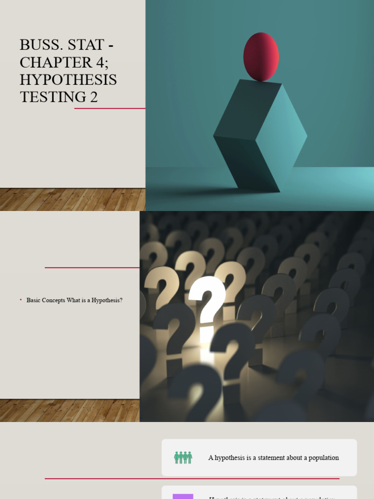 Buss Stat Chapter 3 Hypothesis Testing 2 Pdf Hypothesis