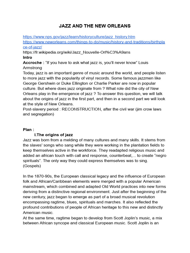 DNL Oral Presentation | PDF | Jazz | Ragtime