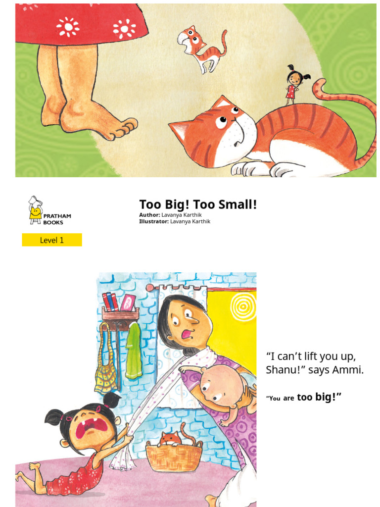 Too Big Too Small | PDF | Creative Commons License | Grandparent