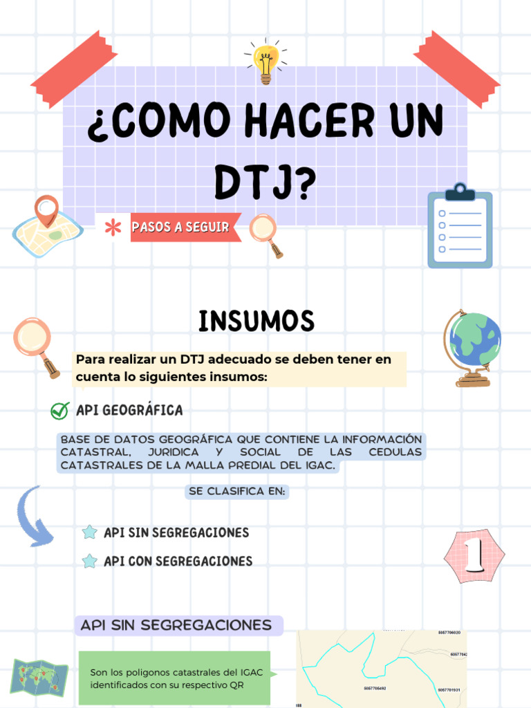 ¿Cómo Hacer Un DTJ | PDF | Datos geográficos e información