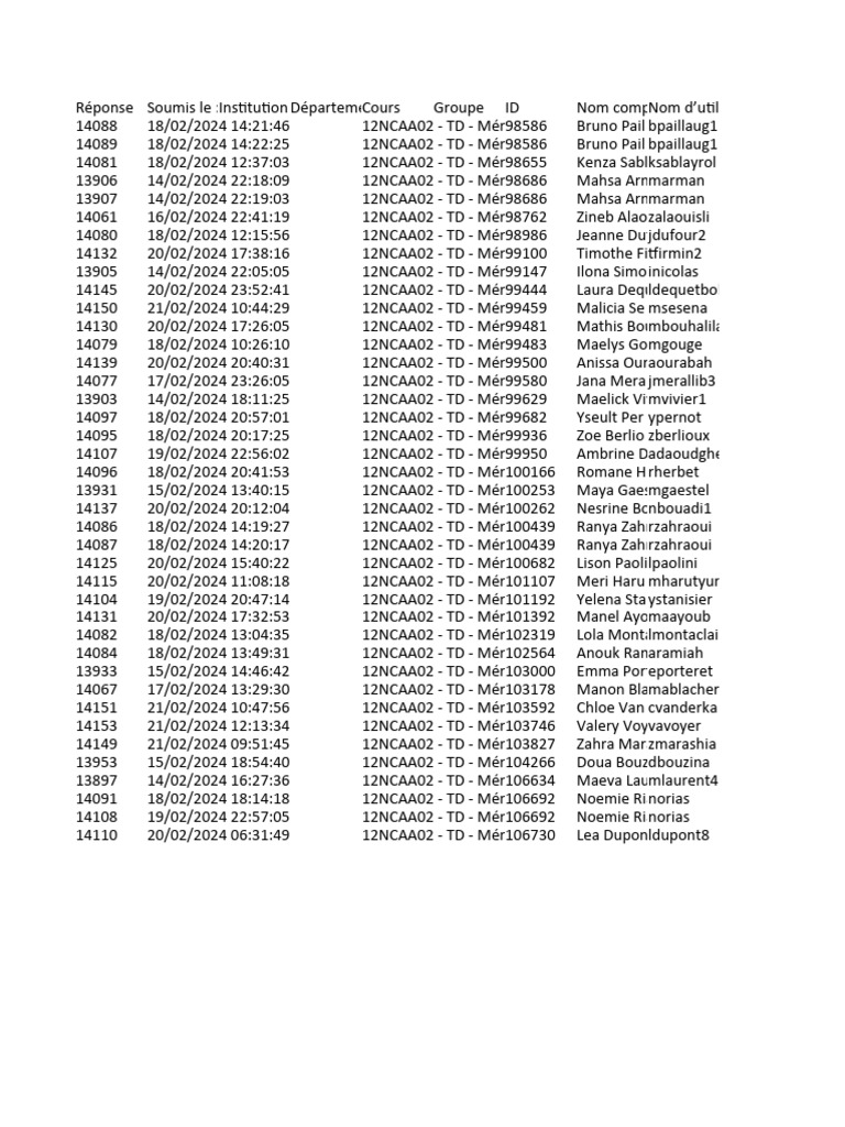 Donn Es Explicite TD1 | PDF