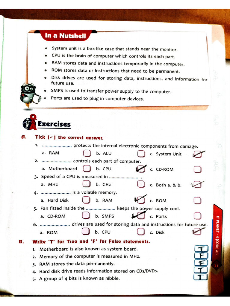 Std-4 - Ch-1 - Computer Inside The System Unit | PDF