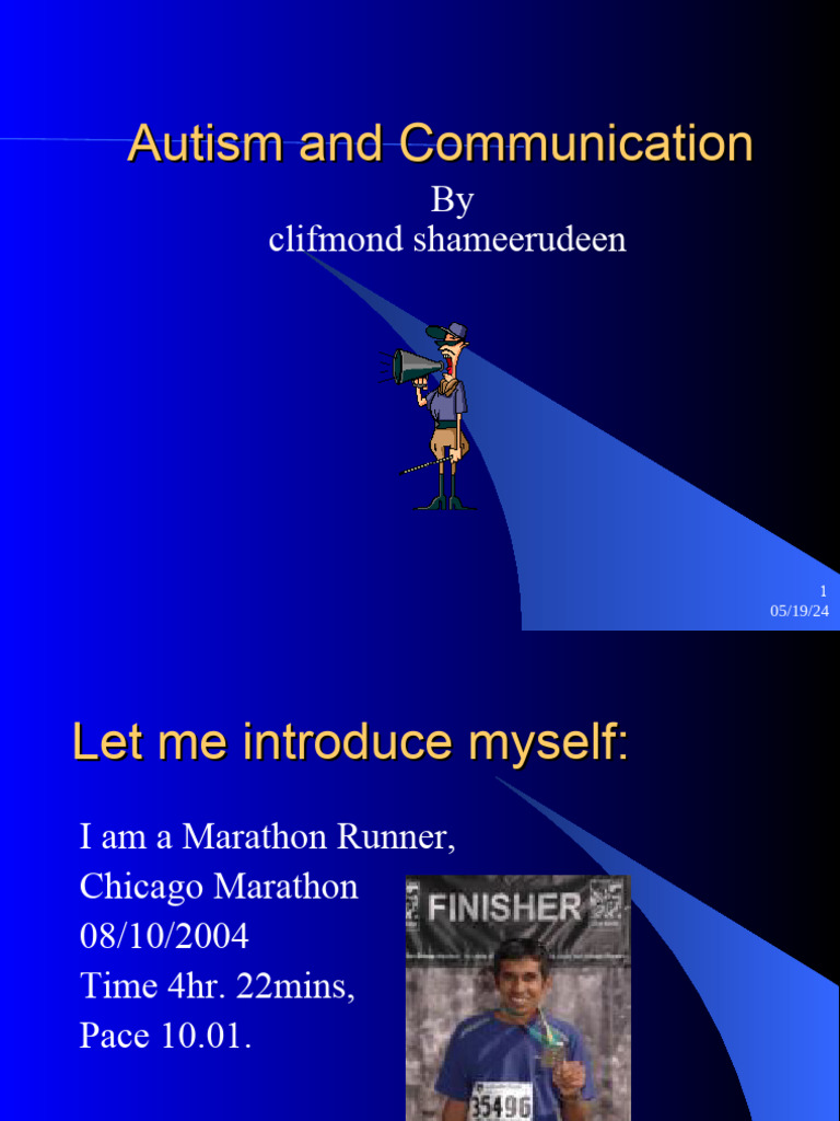 Autism Presentation | PDF | Nonverbal Communication | Communication
