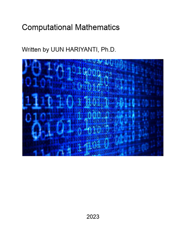 Computational Mathematics For Information System | PDF | Theory Of ...