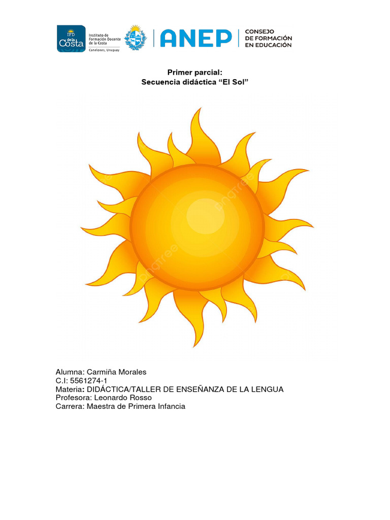 Secuencia Didáctica sobre el Sol | PDF | Aprendizaje | Socialización