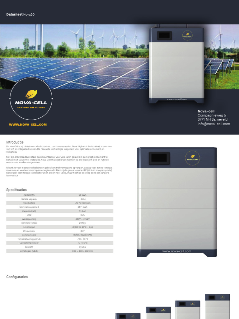 Datasheet-Nova20 | PDF