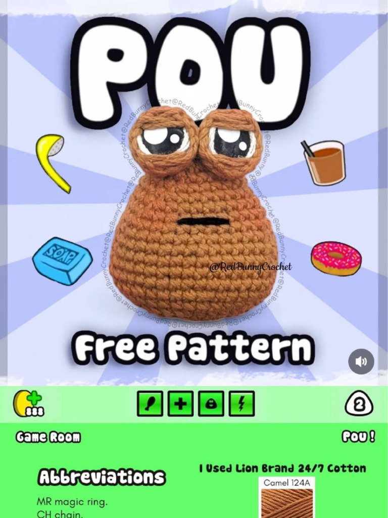 Red Buny Crochet - Pou | PDF