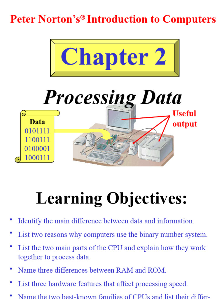 17 Peter Norton Chap 2 | PDF | Central Processing Unit | Random Access Memory