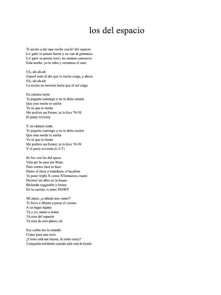 Los Del Espacio | PDF