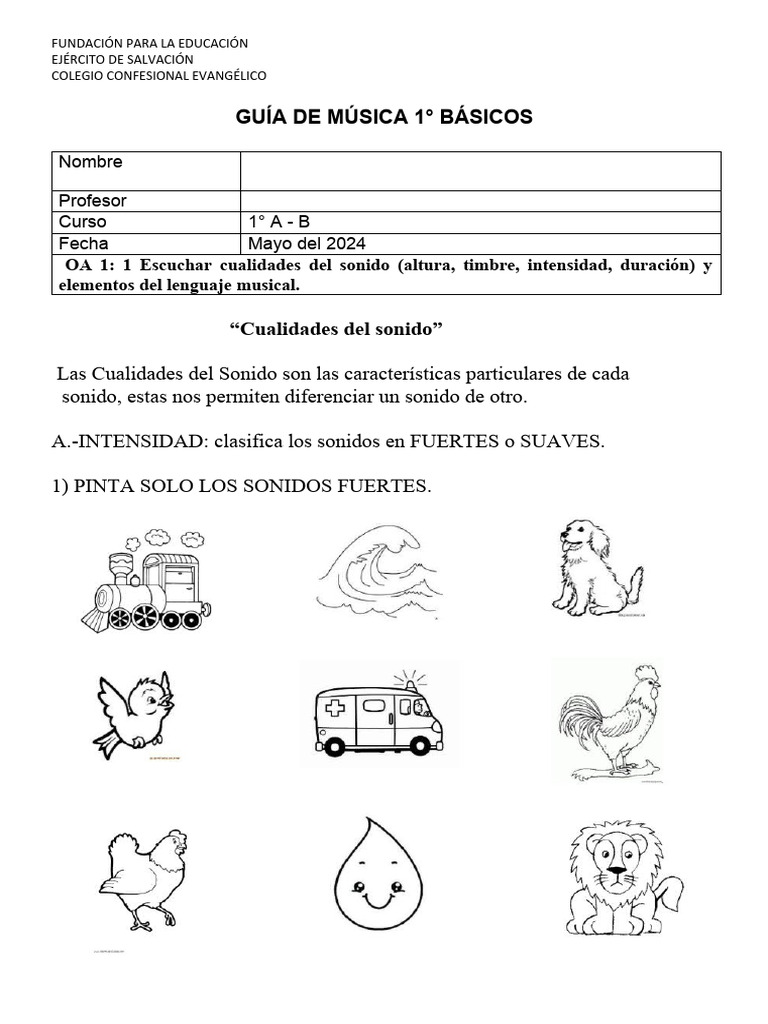 Música N3 3 Cualidades Del Sonido | PDF