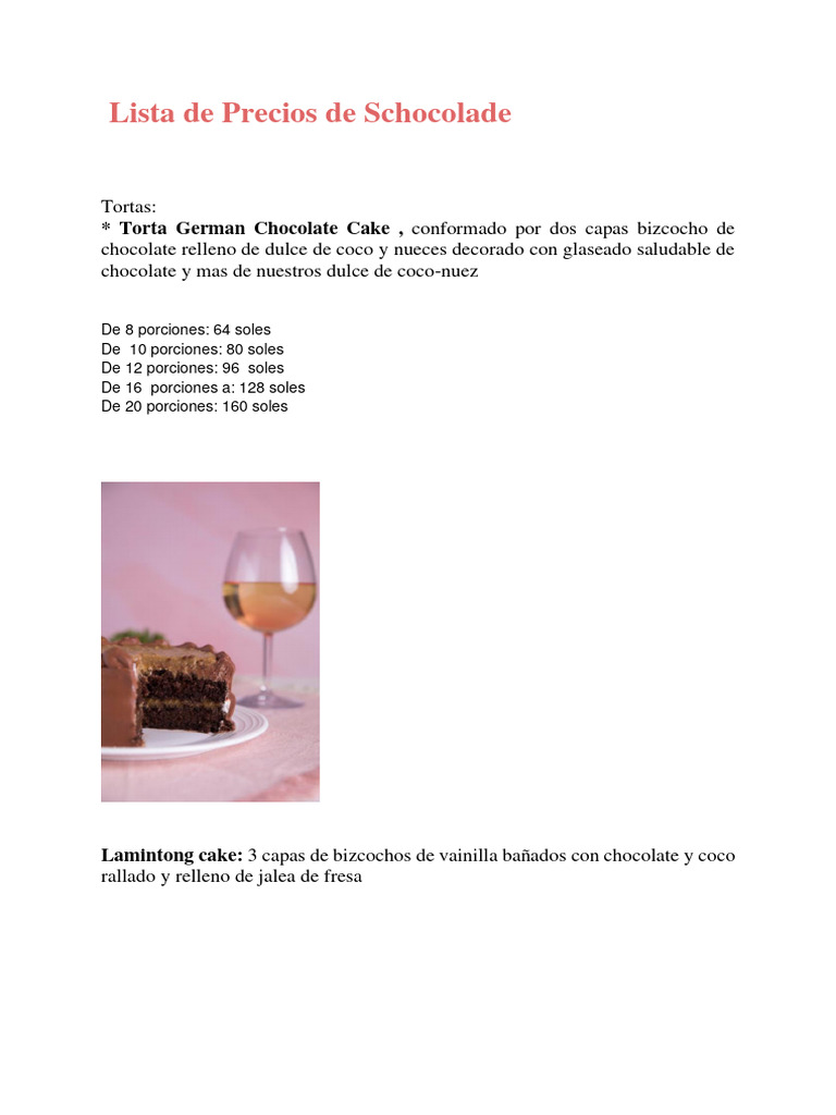 Tortas 2022 | PDF | Pasteles | Alimentos