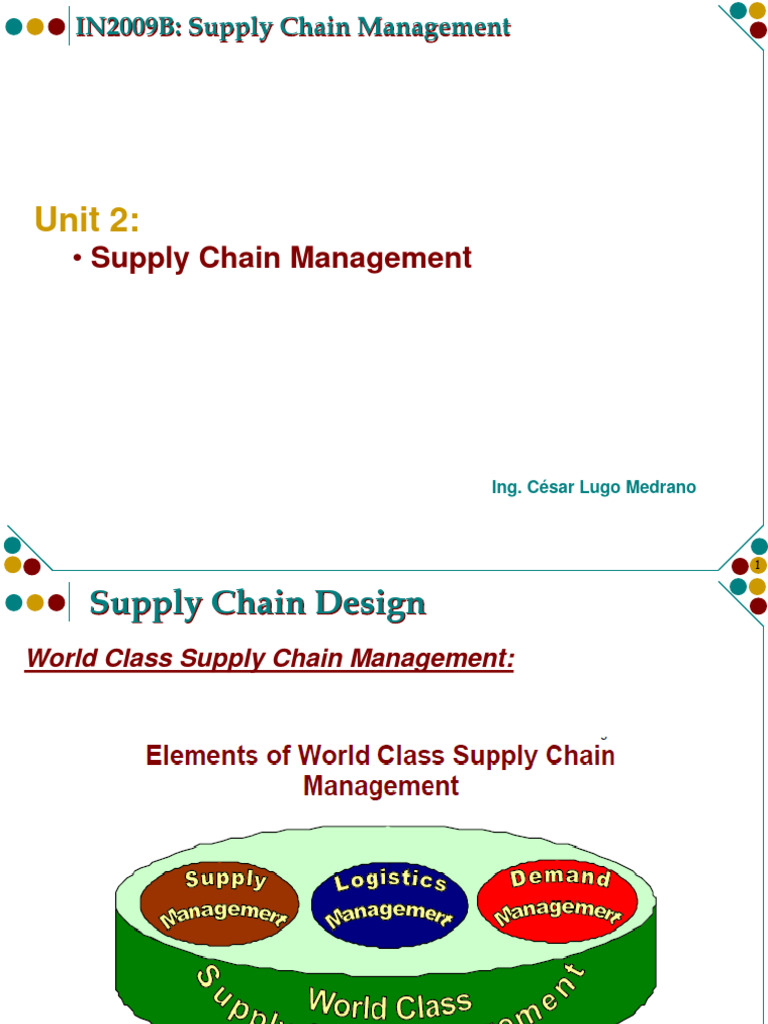 Supply Chain Design Strategies | PDF | Supply Chain Management | Supply ...