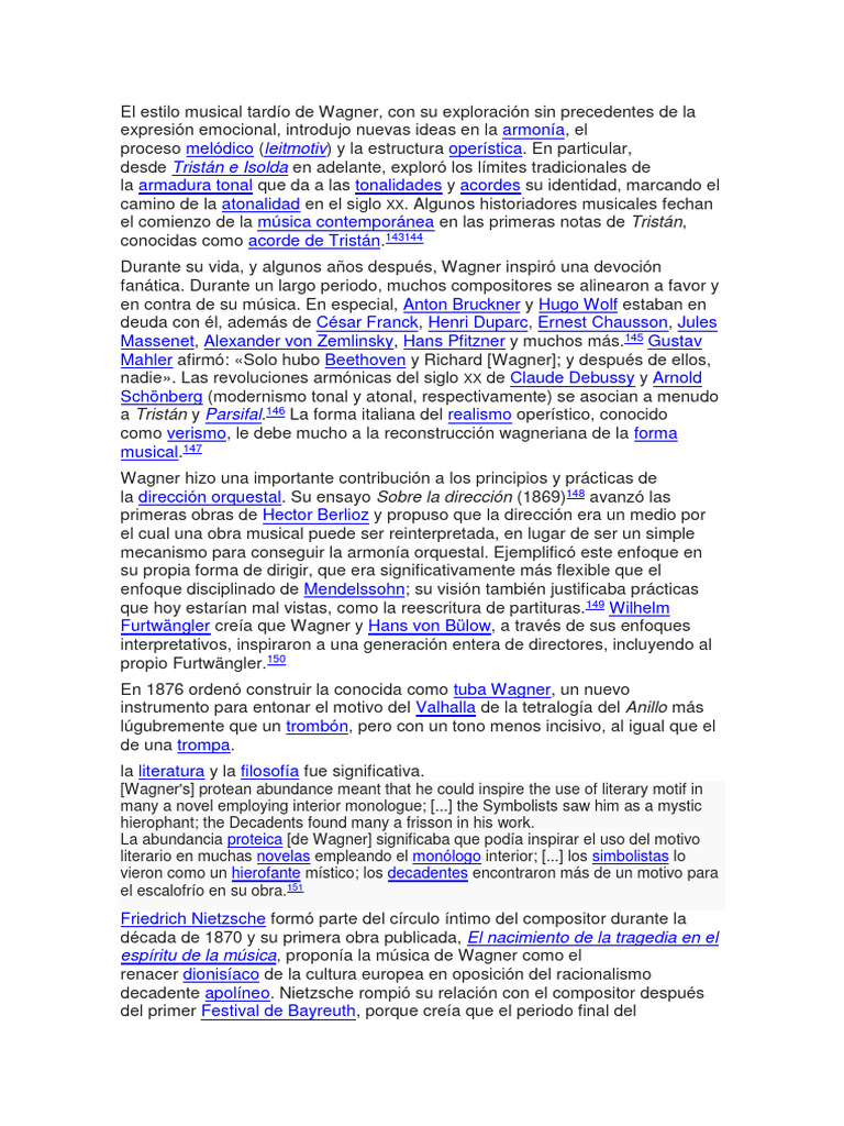 Wagner 4 | PDF | Richard Wagner | Franz Liszt