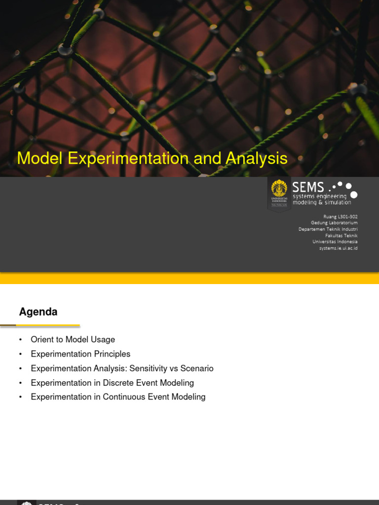 PW07 Model Experimentation Analysis | PDF | Experiment | Sensitivity Analysis