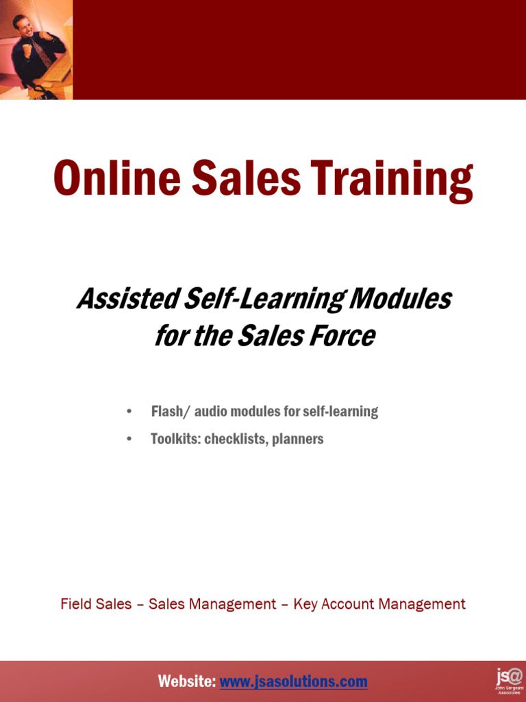 Assisted Self-Learning Modules For The Sales Force v3 | PDF | Sales ...