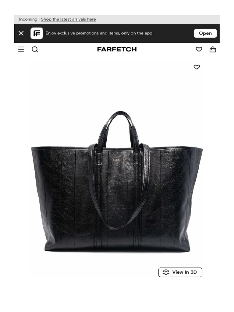 Balenciaga Large Barbes Shopper Tote Bag - Farfetch | PDF | Brand