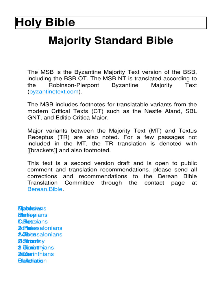 Holy Bible | PDF | Ham (Son Of Noah) | Noah