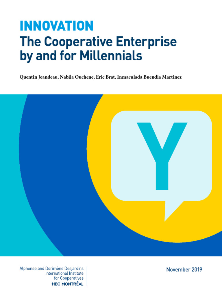 Study2019 Innov Coop Millennials en Final | PDF | Cooperative | Millennials