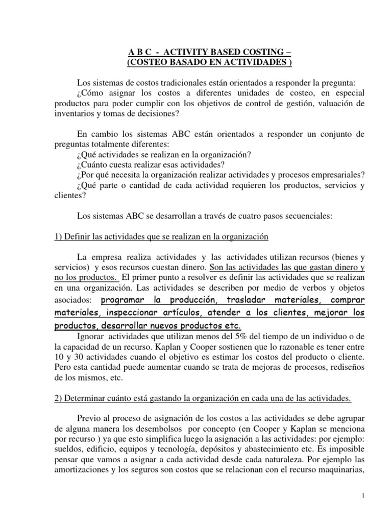 Abc - Abm | PDF | Cliente | Ingeniería