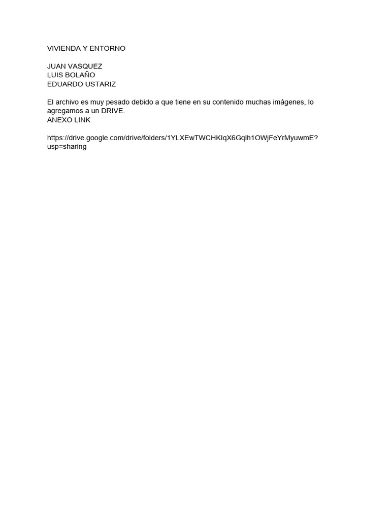 Vivienda Y Entorno J V L B Y E U Pdf