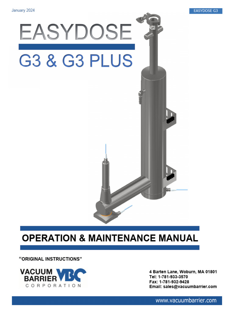 EASYDOSE G3 & G3 PLUS - REV A | PDF