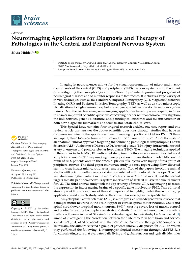 Neuroimaging Applications Pdf Microglia Magnetic Resonance Imaging