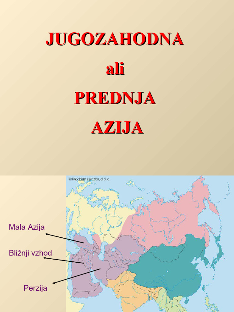 Jugozahodna Azija | PDF
