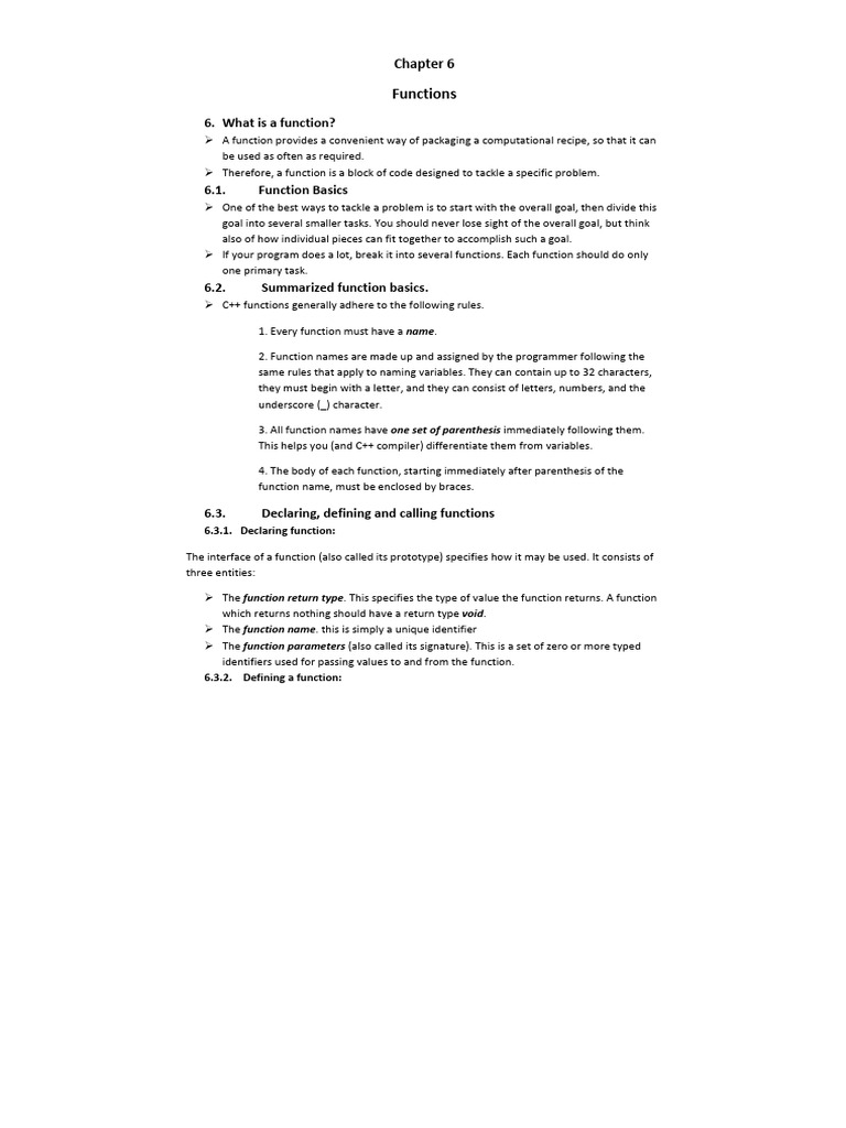Chapter 6 Pdf Parameter Computer Programming Scope Computer Science 4223