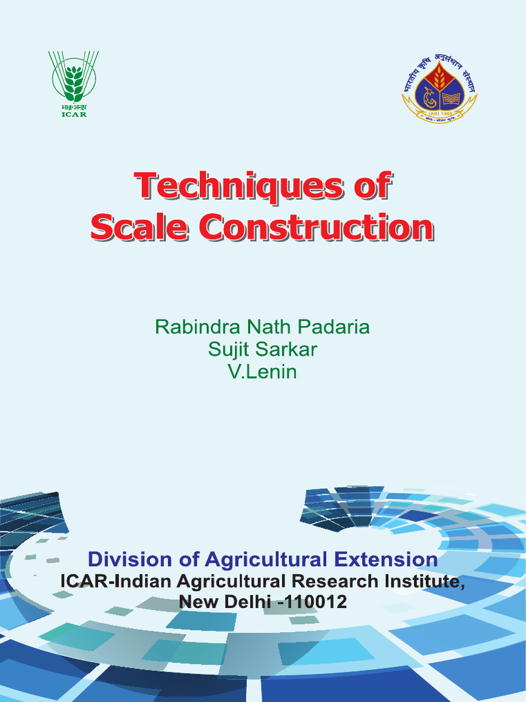 Scaleconstruction AgExt606 31122019 | PDF | Attitude (Psychology) | Median