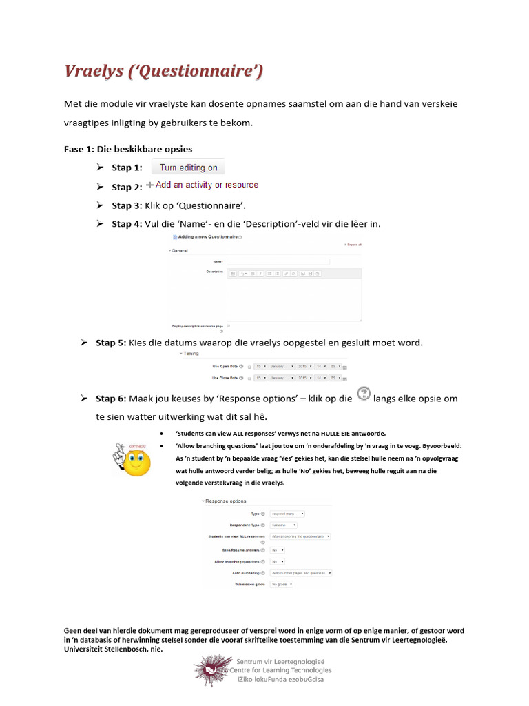 Vraelys (Questionnaire) | PDF