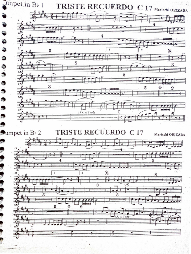 Triste Recuerdo A | PDF