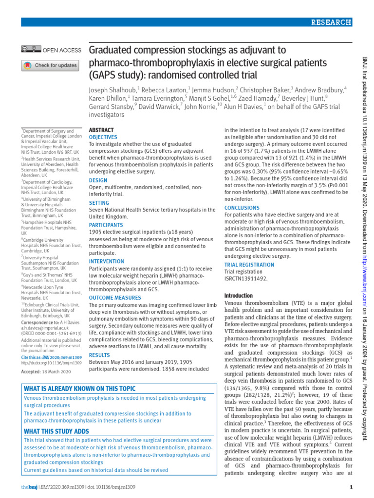 BMJ m1309 Full | PDF | Diseases And Disorders | Health Care