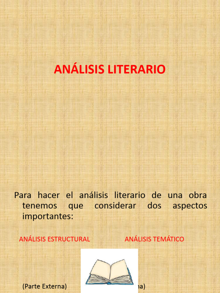 An Lisis Literario | PDF
