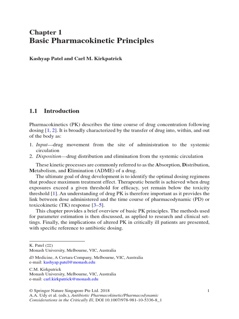 Pharmacokinetics | PDF | Pharmacokinetics | Pharmacology