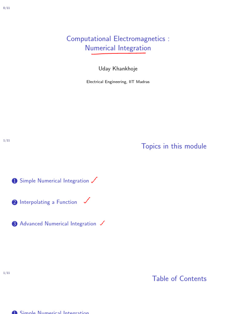 Numerical Integration Techniques Explained | PDF | Integral | Analysis