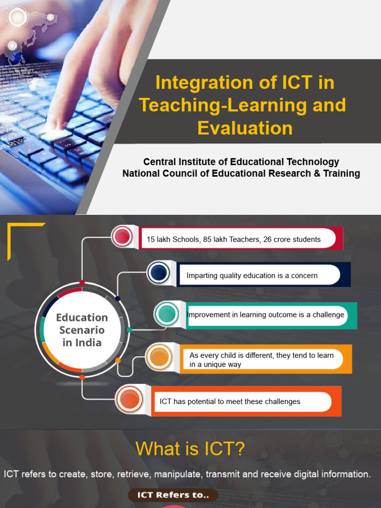Integration of ICT in Teaching-Learning and Evaluation | PDF | Educational Technology | Learning