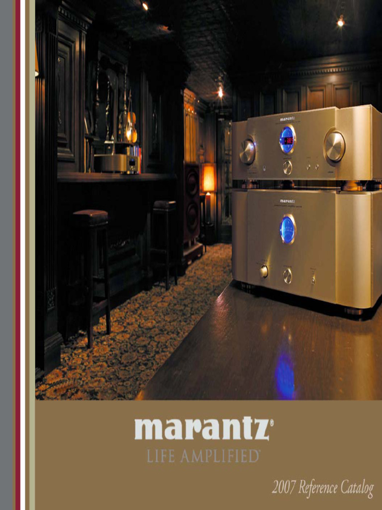 Marantz Audio: Legendary Amplifiers & CD Players | PDF | Amplifier ...