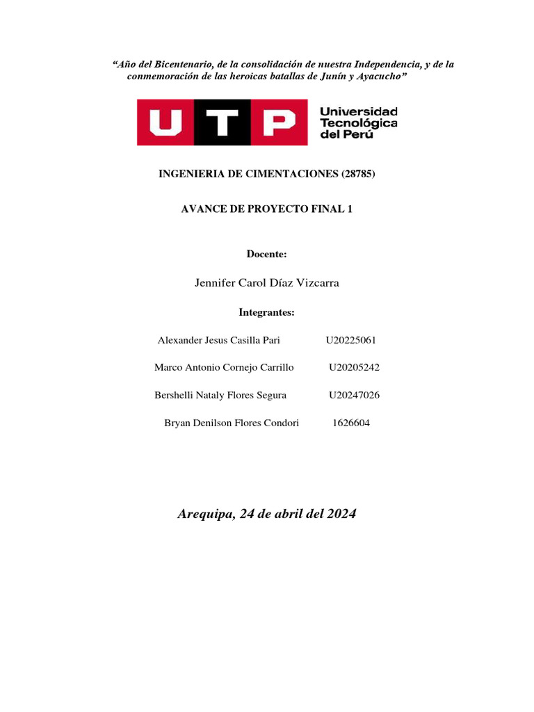 Avance Proyecto Final 1 | PDF