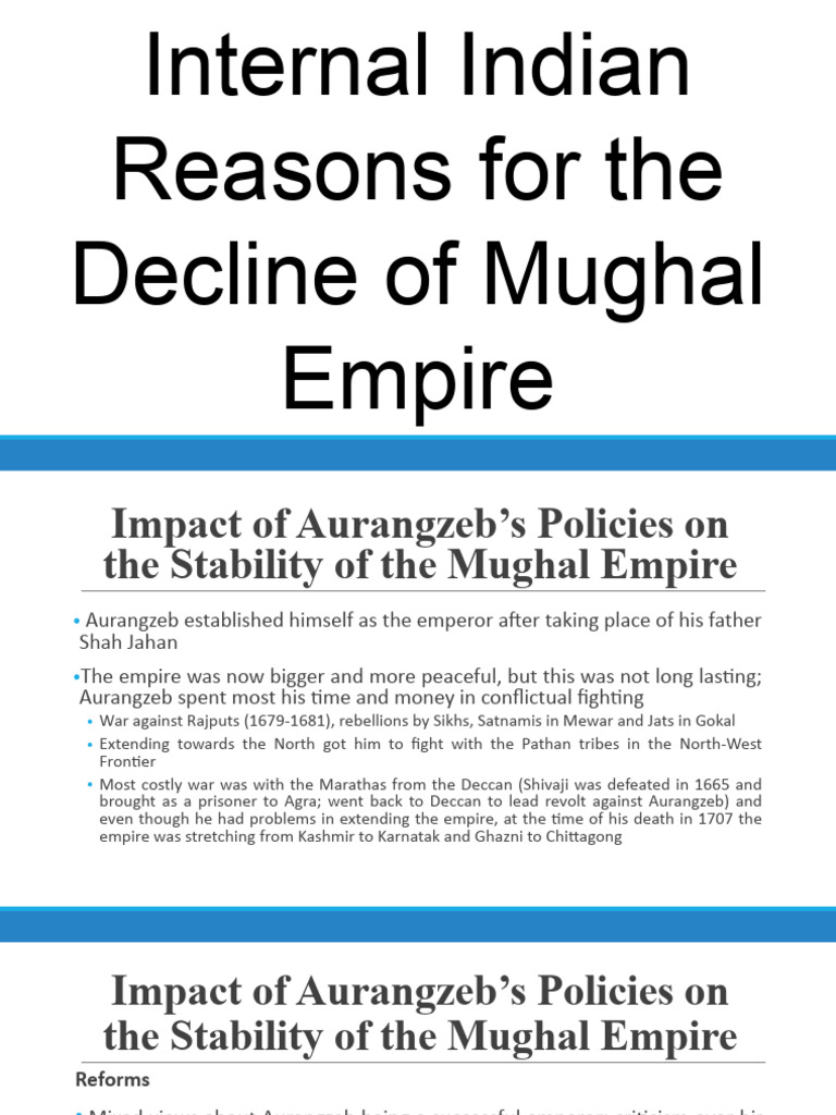 Internal Indian Reasons For The Decline of Mughal Empire | Download ... Internal Indian Reasons For The Decline of Mughal Empire | Download ...