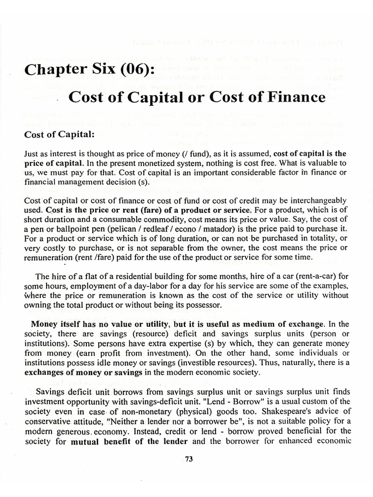 Chapter 6, Finance | PDF